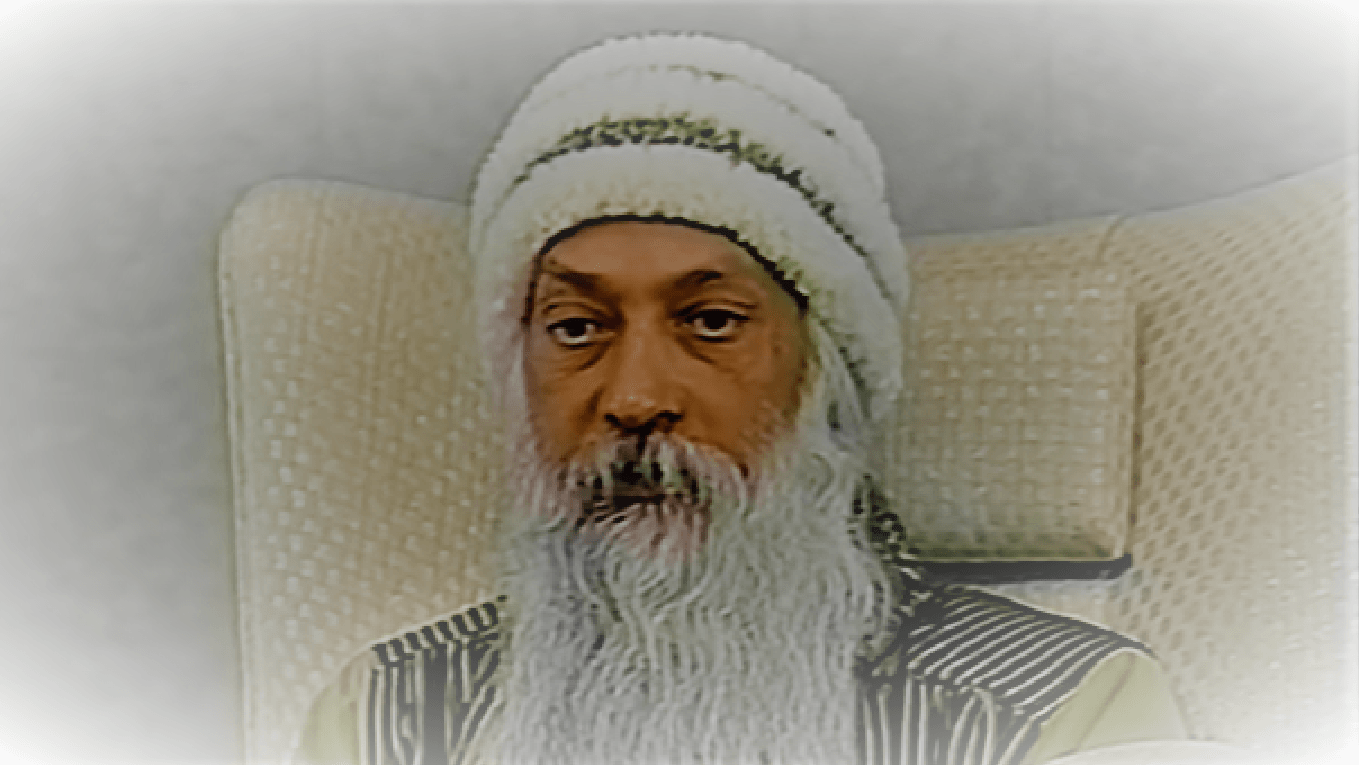 Rajneesh with Thanks Give to Your Children Not The Guru – Ajarn Spencer